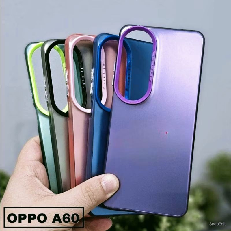 Jual SOFTCASE OPPO A60 4G 2024 CASE IMD HYBRID PLATE HOLOGRAM HARDCASE ...