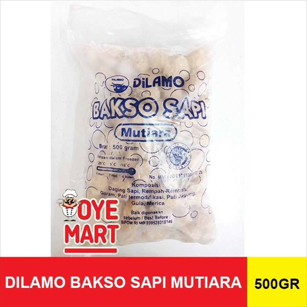Jual DILAMO BAKSO SAPI MUTIARA 500GR | Shopee Indonesia