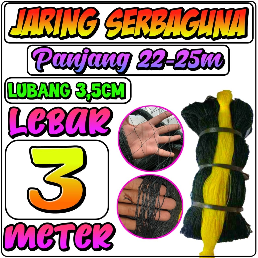 Jual Jaring Pagar Jaring Pagar Ayam 3m x 22-25Meter Jaring Pagar Ayam ...