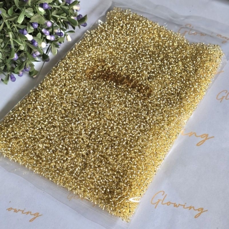 Jual 10 gram - mas muda #33 MOTE PAYET JEPANG seri warna GOLD ( payet ...