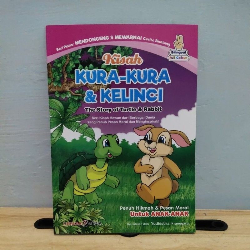 Jual Buku seri pintar Mendongeng & Mewarnai cerita binatang kisah kura ...