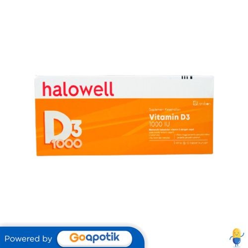 Jual Halowell D3 1000 Iu Box 20 Tablet | Shopee Indonesia