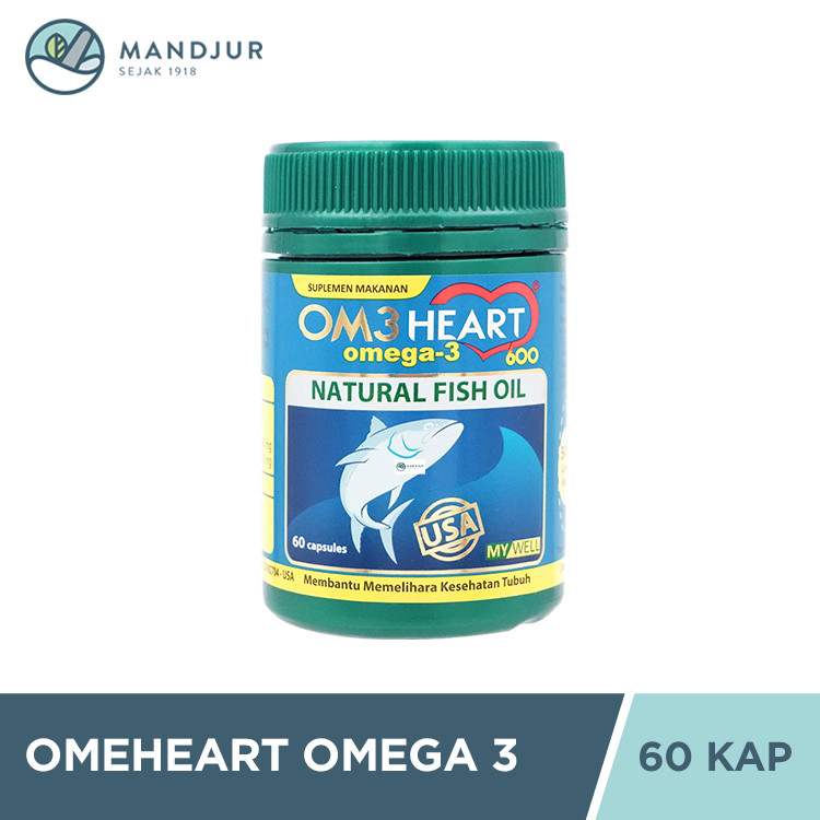 Jual Omeheart Omega 3 Isi 60 Kapsul - Suplemen Kesehatan | Shopee Indonesia