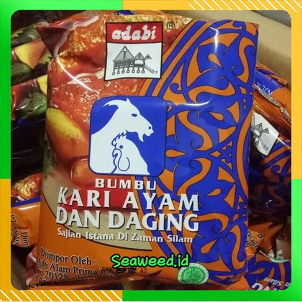 Jual Bumbu Kari Ayam Adabi 250 gram Promo Halal Praktis | Shopee Indonesia