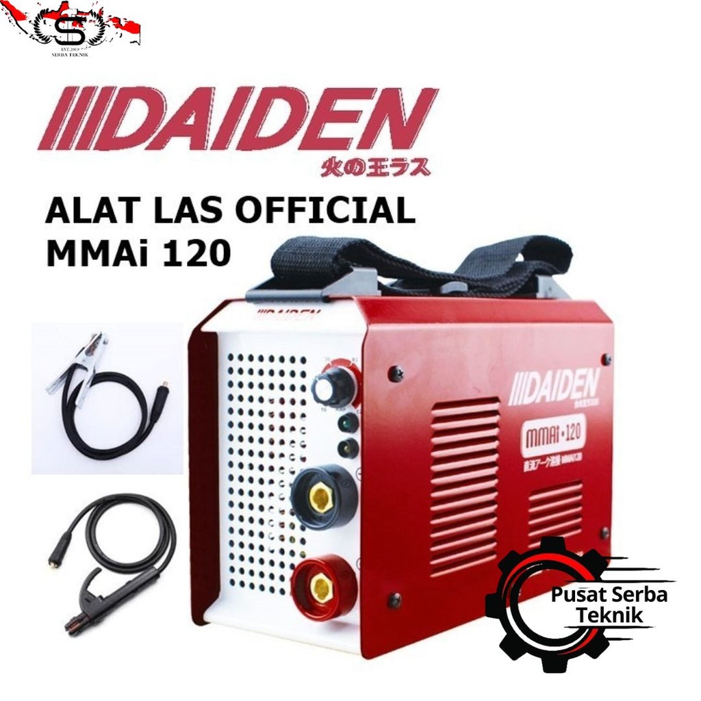 Jual Mesin Las Listrik MMA 120 DAIDEN Trafo las Inverter MMAi 120 900Watt | Shopee Indonesia