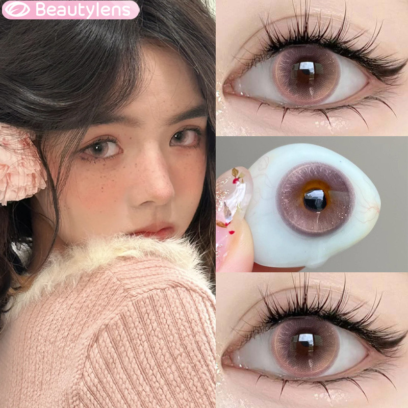Jual ( NEW) BEAUTYLENS Famous Romantic softlens normal/minus(0.00s/d-8. ...