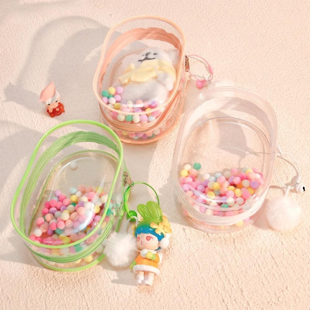 Jual PVC Labubu Tas Transparan Crybaby MOLL/upset duck/POUCH Bag Labubu ...