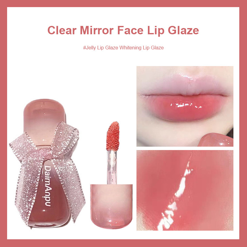 Jual [COD] DAIMANPU Lip gloss Iced Tea Lip glaze glass Jelly Tint ...