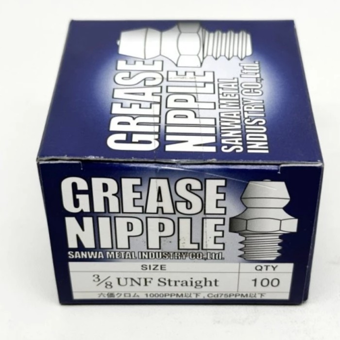 Jual Ready COD JUAL Grease nipple 3/8 unf lurus SK Sanwa Japan | Shopee ...