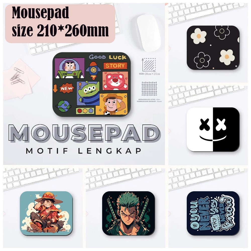 Jual Mousepad Antislip Cartoon Animated Images Mousepad Deskmat Sizes ...