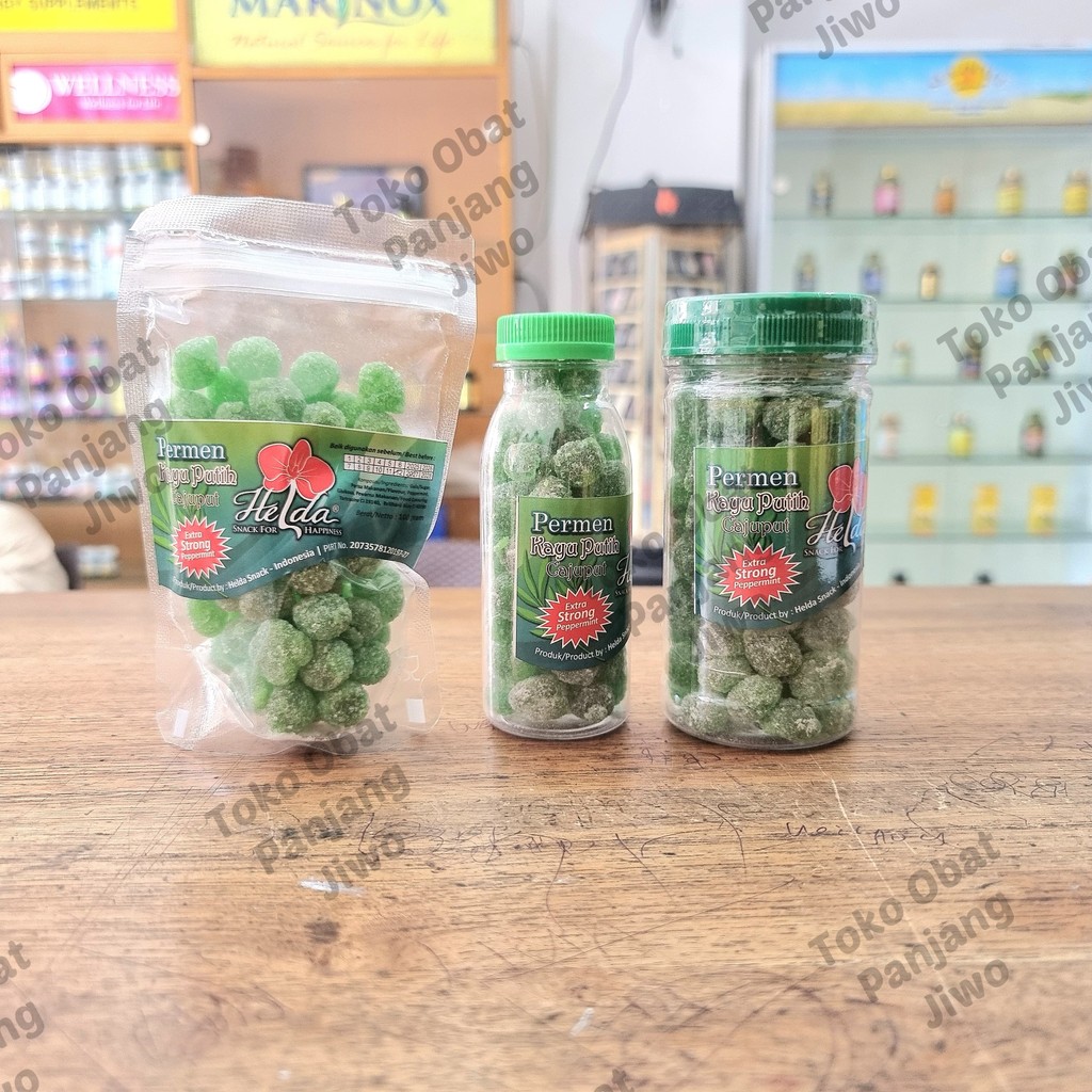 Jual Permen Kayu Putih Cajuput Helda Extra Strong Peppermint | Shopee ...