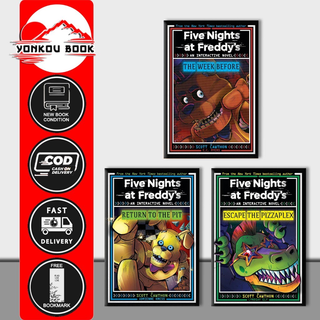 Jual Five Nights At Freddy's Interactive Novels 3 book series ( The ...