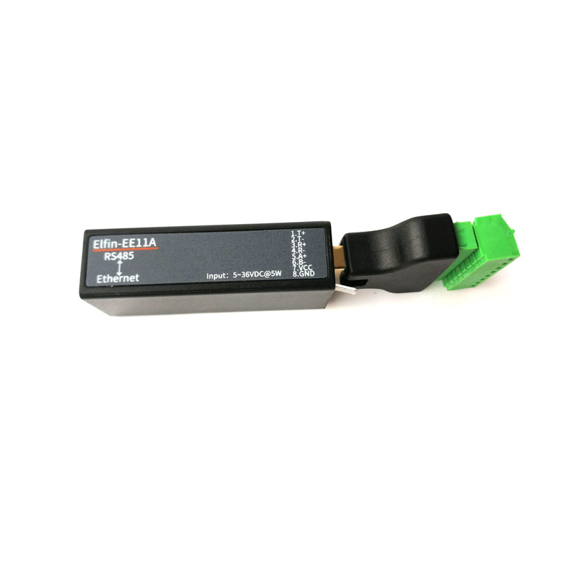 Jual Serial Port RS485 to Ethernet Device Server Module Support Elfin-EE11A TCP/IP Telnet Modbus ...