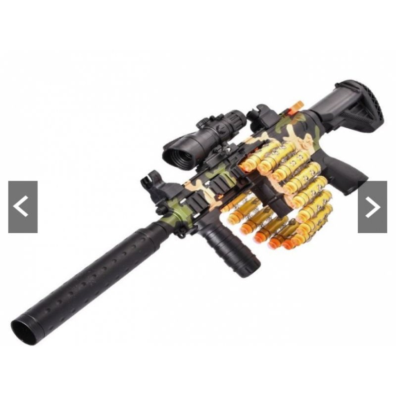 Jual Mainan Anak TOY GUN M416 ASSAULT RIFLE Tembakan Eva Soft Bullet Series-- - READY YA ...