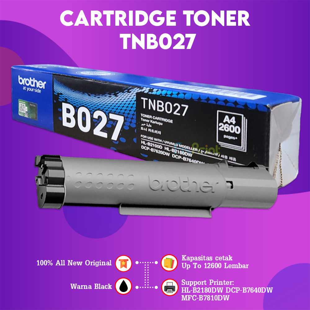 Jual FixPrint Toner Cartridge TNB027 TNB027Black Original Printer Brother DCPB7640DW HLB2180DW ...