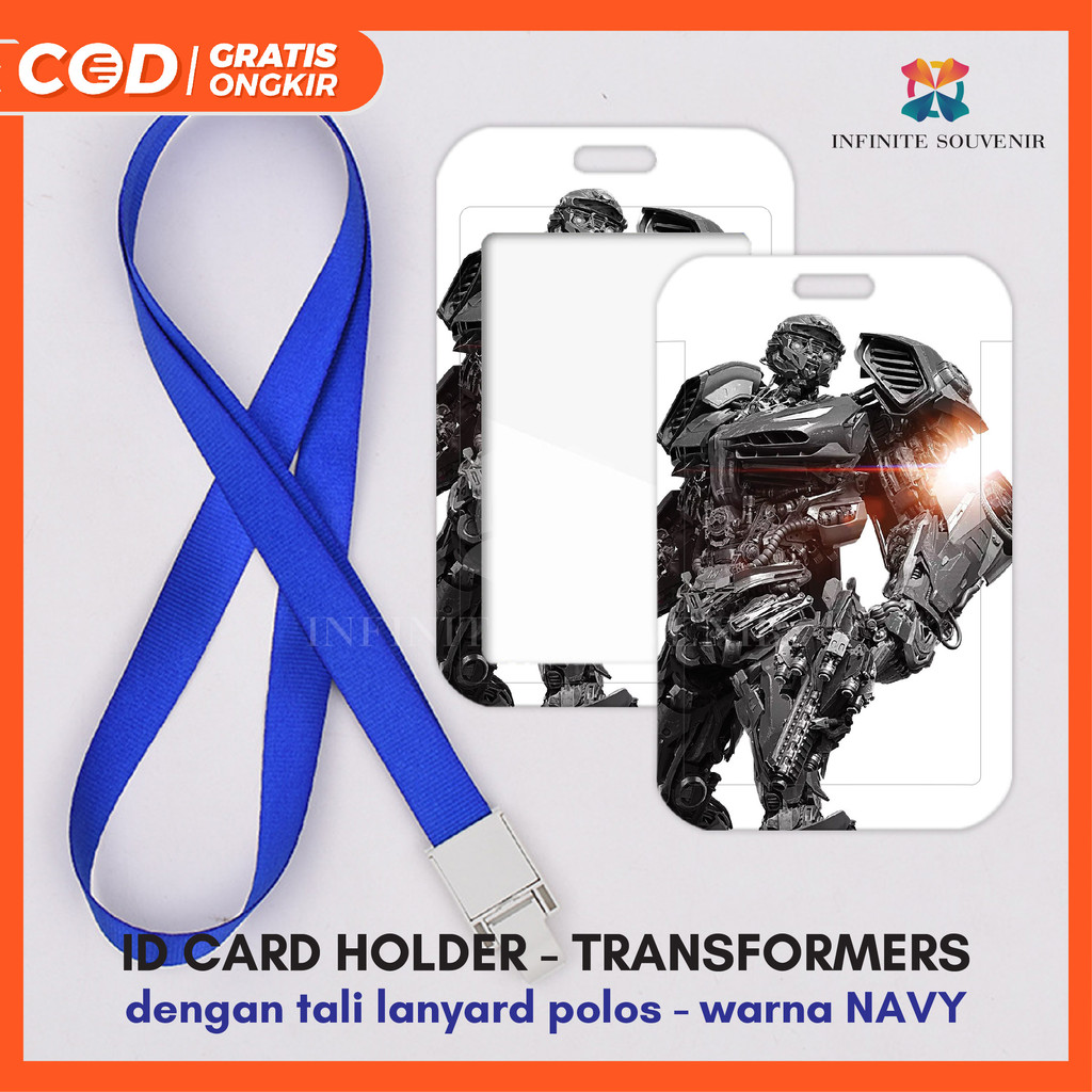 Jual (N008) NAME TAG TRANSFORMERS / ID CARD HOLDER BUMBLEBEE / ROBOT ...
