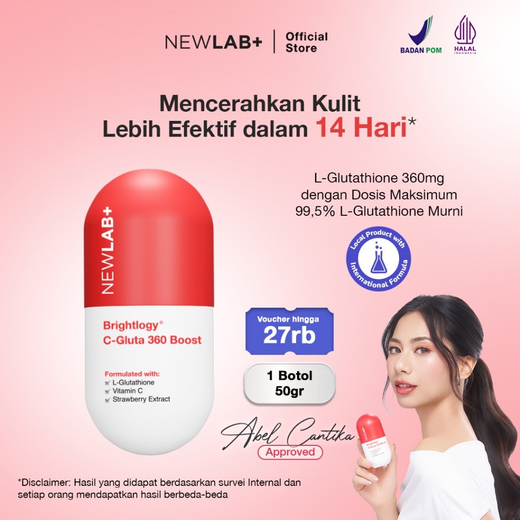 Jual NEWLAB Brightlogy C-Gluta 360 Boost Minuman Glutathione Drink ...