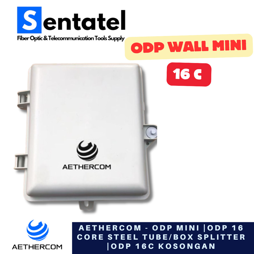 Jual AETHERCOM - ODP Wall Mini 16C|ODP 16 Core Splitter Box |ODP 16 ...