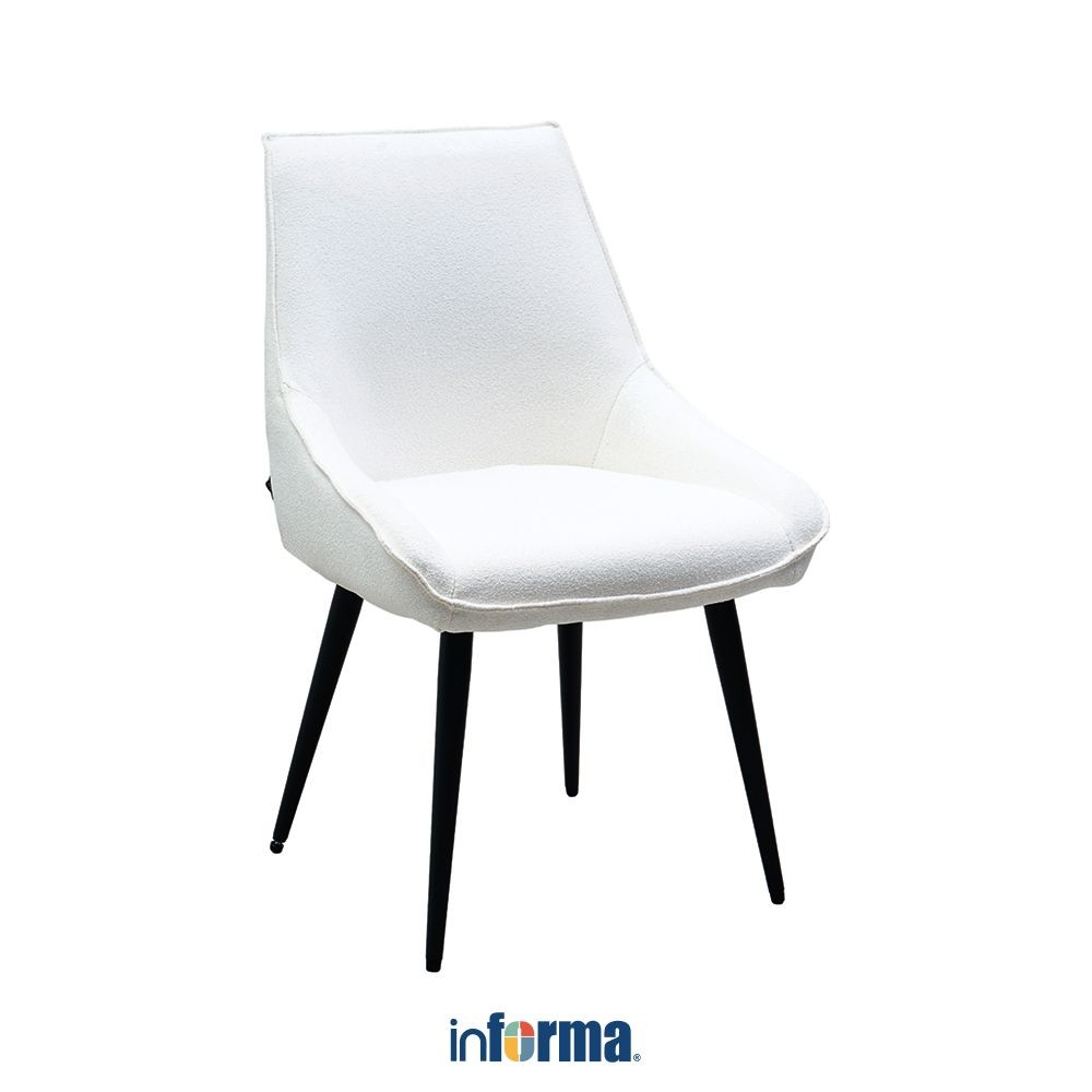 Jual Informa Layne Kursi Makan Fabric - Putih Dining Chair Tempat Duduk ...