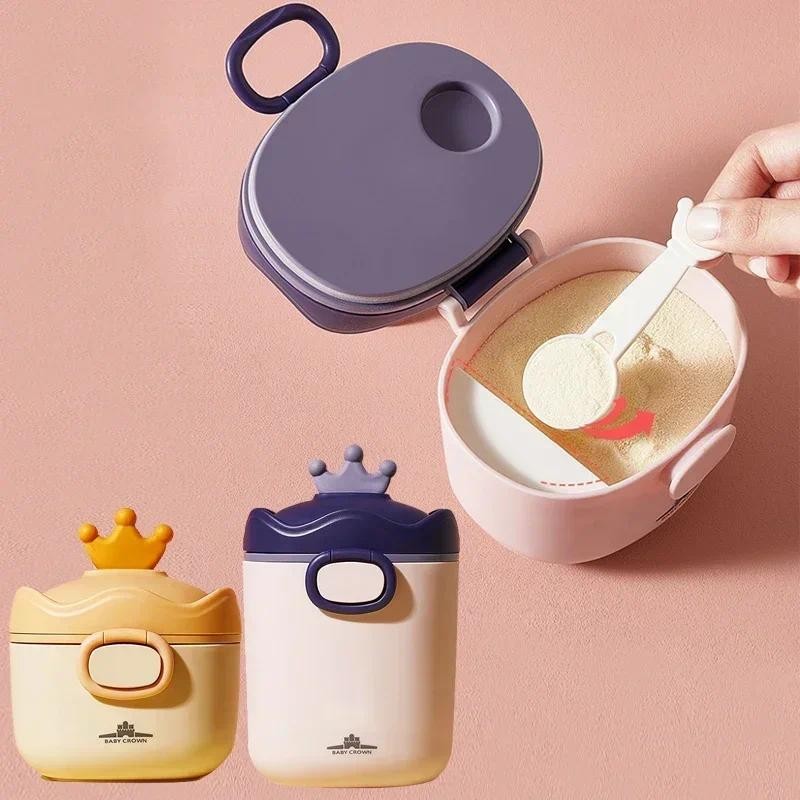 Jual Portable Baby Food Storage Box BPA Free Formula Dispenser Cartoon ...