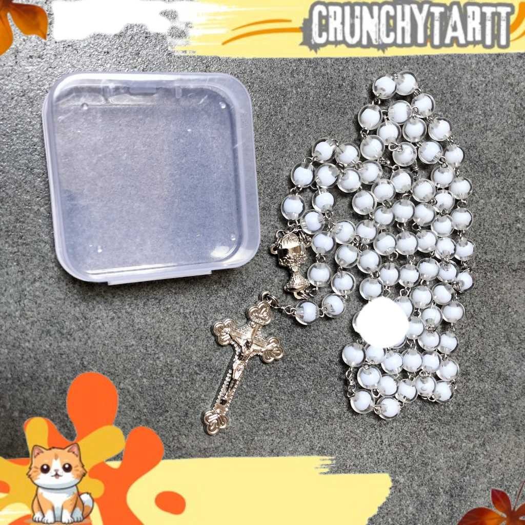 Jual NEW Kalung Rosario 77 Bapa Kami Katolik Mote 8mm Souvenir Benda Rohani Pria Wanita Murah ...