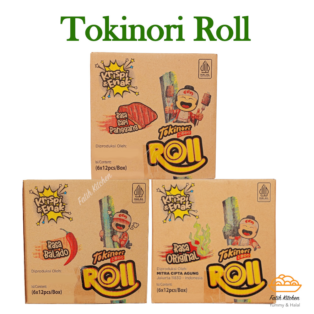Jual TOKINORI Nori Roll Crispy Per Dus - Rasa Original, Balado, Sapi ...