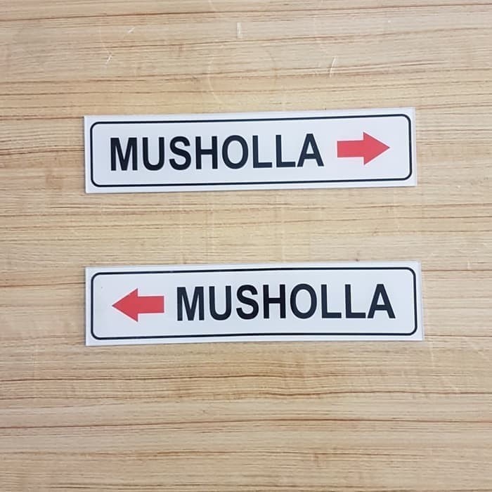 Jual SIGN AKRILIK K3 RAMBU SAFETY MUSHOLA UK 19.5X4,5 MUSHOLLA | Shopee ...