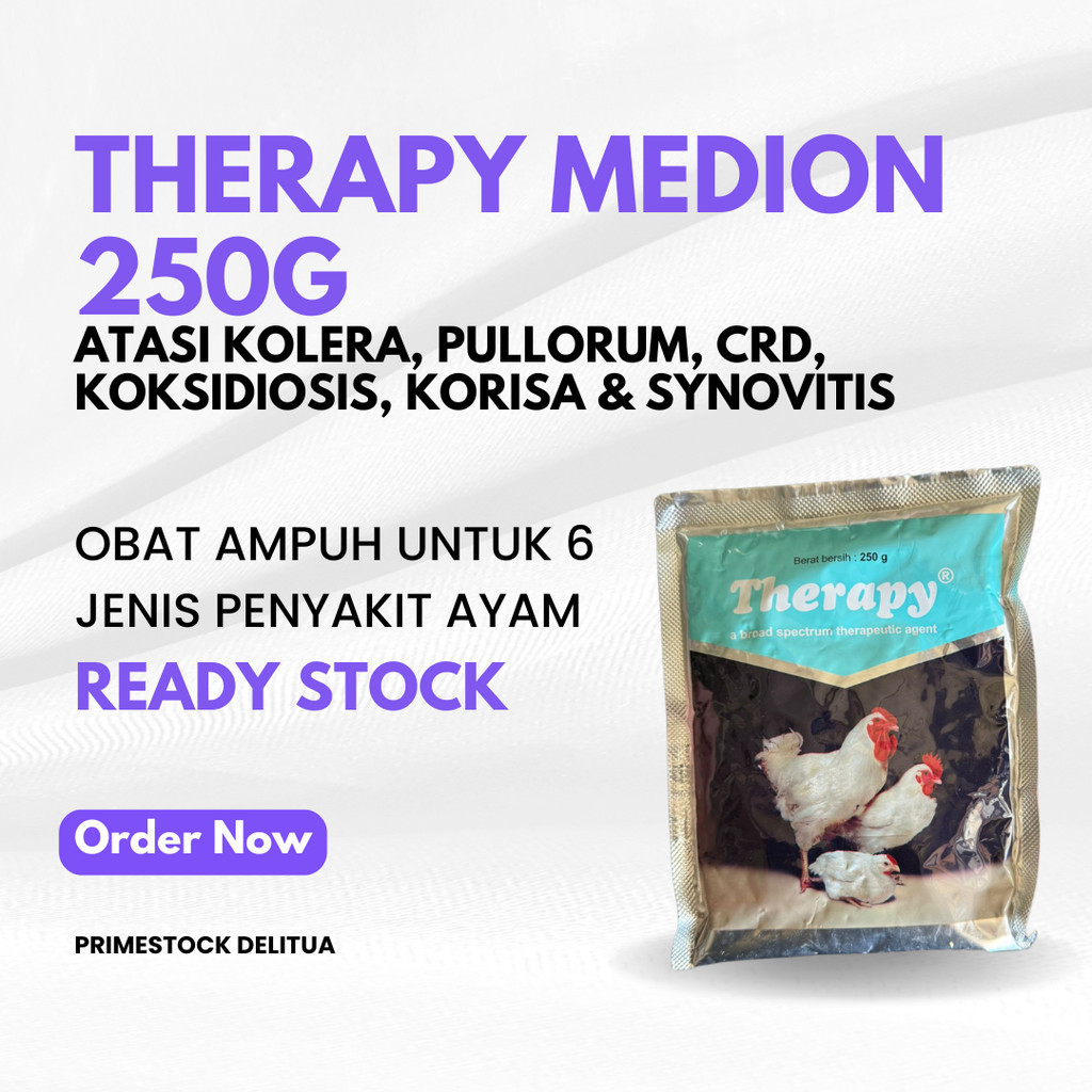 Jual Obat Ayam Therapy Medion 250 Gram - Solusi Ampuh untuk 6 Penyakit Ayam | Shopee Indonesia