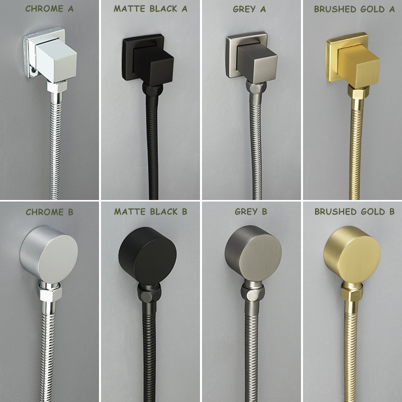 Jual Brass Bathroom Concealed Tub Shower Pipe Hose Connector Bathroom ...
