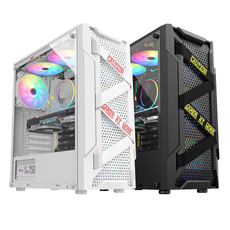 Jual Transparent Computer Case For ATX/M-ATX/ITX Motherboard 2*SSD+HDD ...