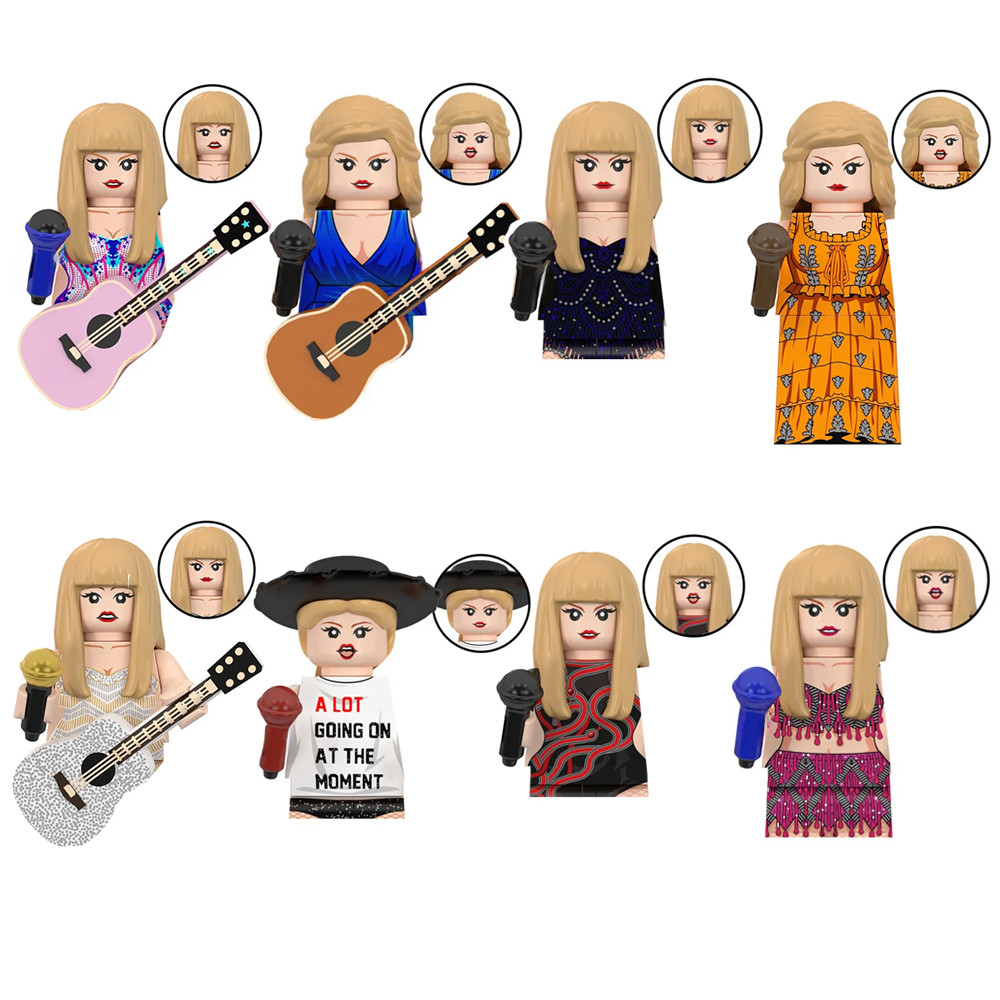 Jual Taylor Alison Swift Celebrity Mini Building Blocks Famous Singer ...