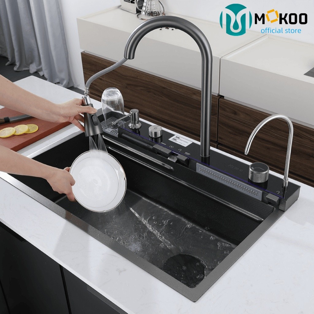 Jual MOKOO- Kitchen Sink Wastafel Stainless Steel Bak Cuci Piring ...