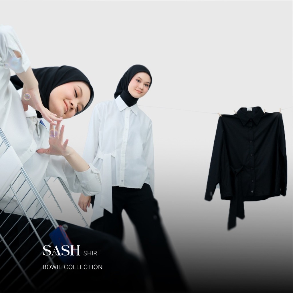 Jual Bowie Collection Sash Shirt | Shopee Indonesia