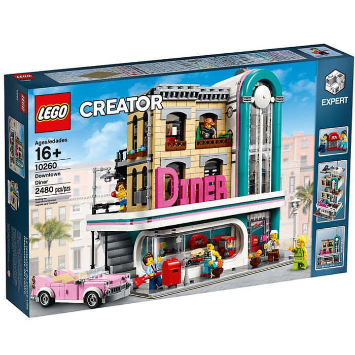 Jual Lego Creator 10260 Downtown Diner | Shopee Indonesia