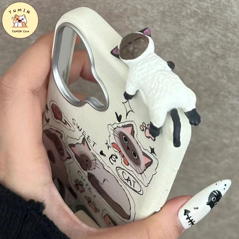 Jual Kucing Abu-abu Kartun Retro Kreatif Dengan Kotak Boneka Kucing 3D ...