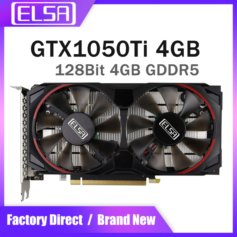 Jual ELSA New GTX 1050Ti GDDR5 4GB Video Cards Original Graphics Cards GPU GTX 1050 TI 128Bit ...