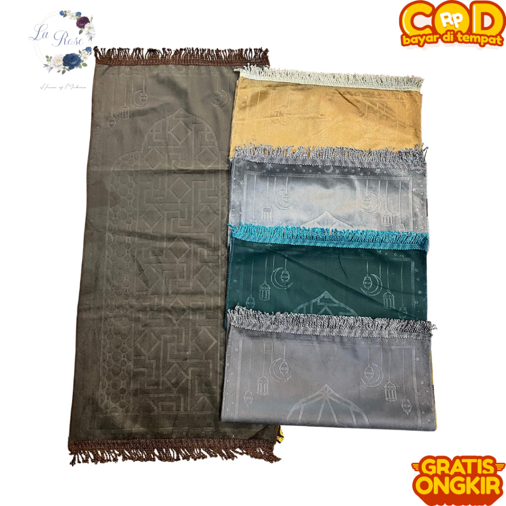 Jual PROMO!!! Sajadah Suede Merek Sajadah Arbain Motif Polos High ...