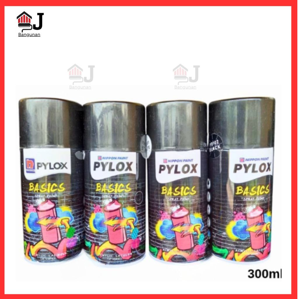 Jual Pylox Pilox Piloxs Basics Nippon Paint 300cc Cat Semprot Spray ...