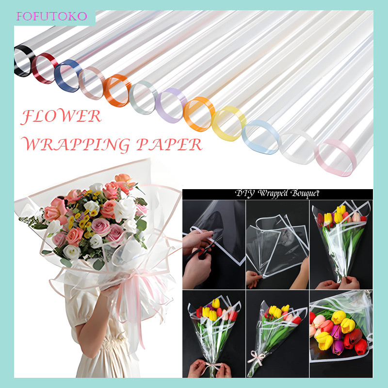 Jual 20 Lembar Cellophane Transparant / Wrapping Paper Waterproof ...