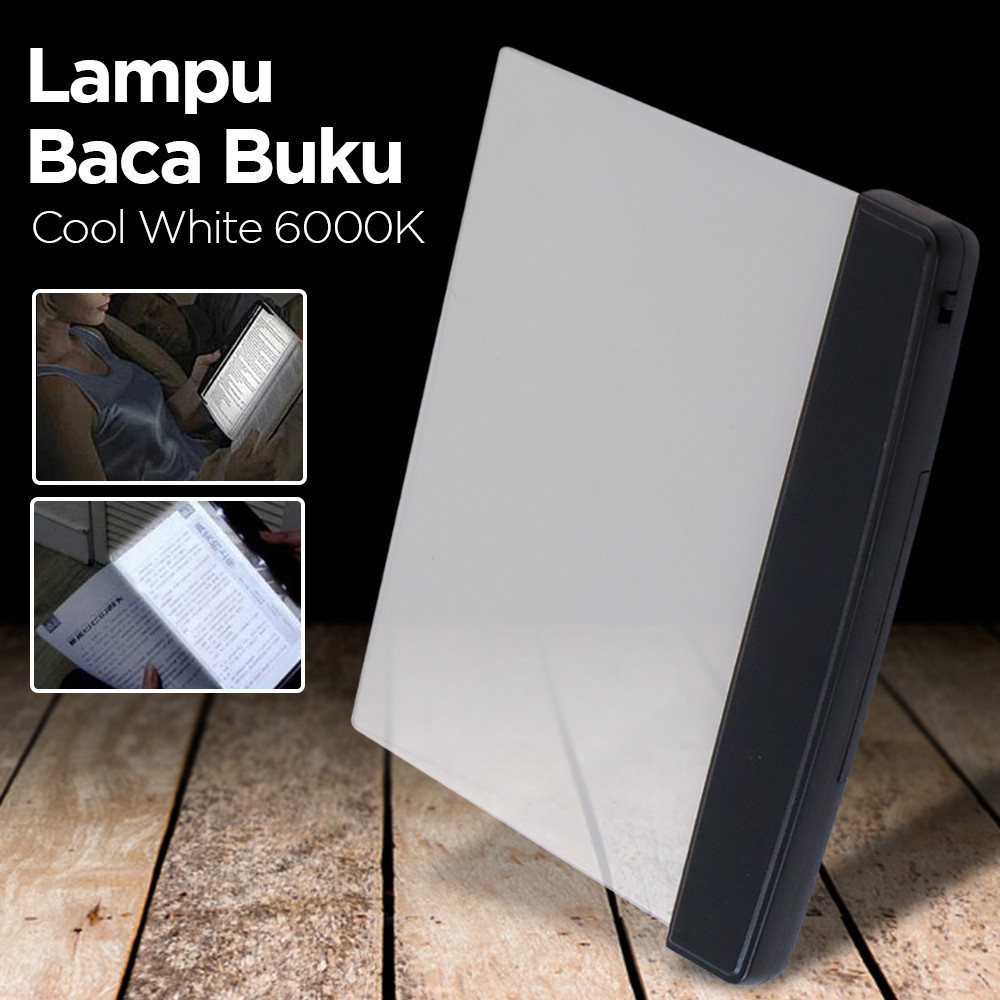 Jual Lampu Baca LED Desain Portable Reading Lamp 3 Light Portable Cool ...