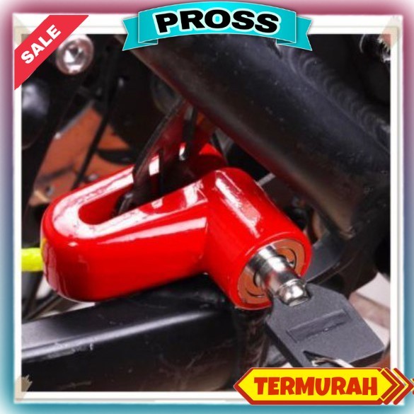 Jual Kunci Cakram Motor Anti Maling Gembok Rem Sepeda Moto Motorcycle ...