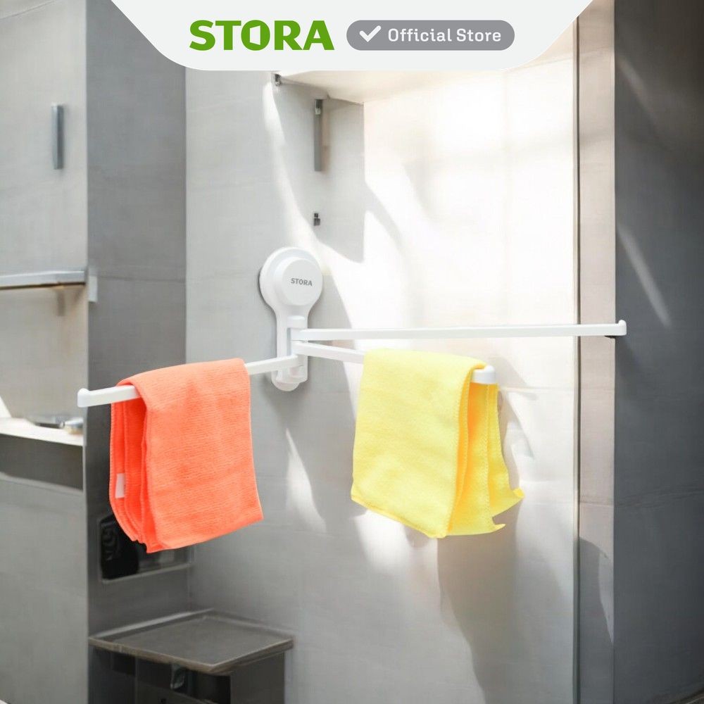 Jual Stora Rak Handuk 3 Bar - Putih Tempat Jemur Anduk Towel Drying ...