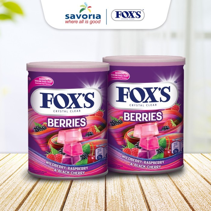 Jual FOX'S Berries Tin - Permen Berry Kaleng 170g | Shopee Indonesia