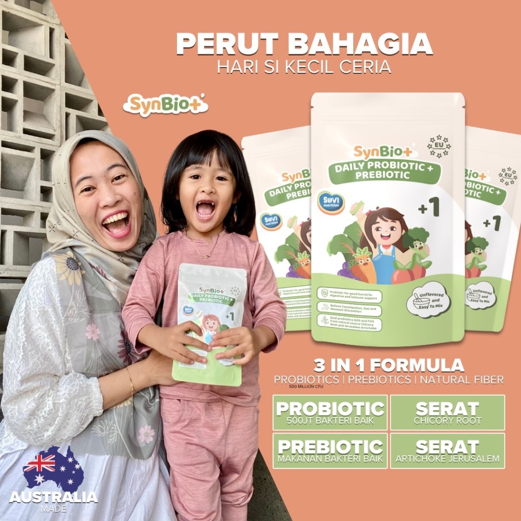 Jual Synbio+ | Probiotic + Prebiotic | Untuk Kesehatan Pencernaan Anak ...