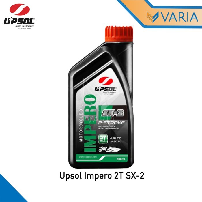 Jual Upsol Impero 2T SX-2 800 ml SAE 20 API TC JASO FC Oli Samping Motor 2 Tak | Shopee Indonesia