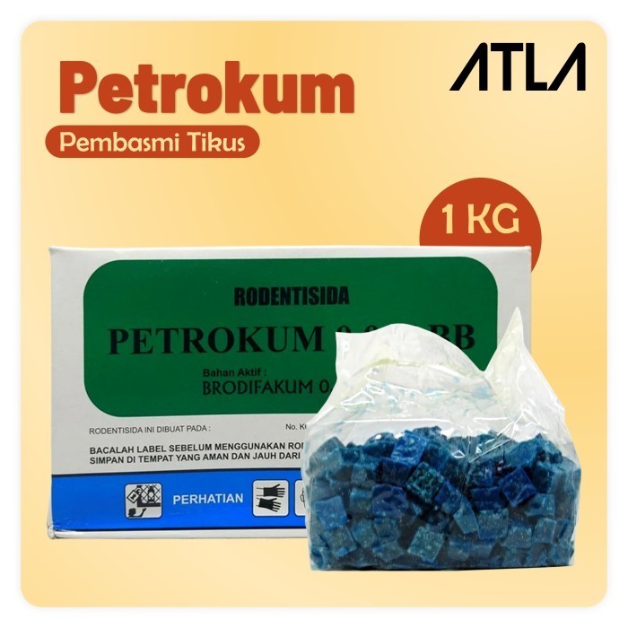 Jual Racun Tikus Petrokum 1 kg Obat Umpan Pembasmi Hama Curut Rotensida ...