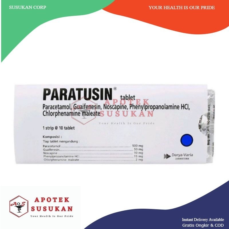 Jual Paratusin Strip Isi 10 Tablet | Shopee Indonesia