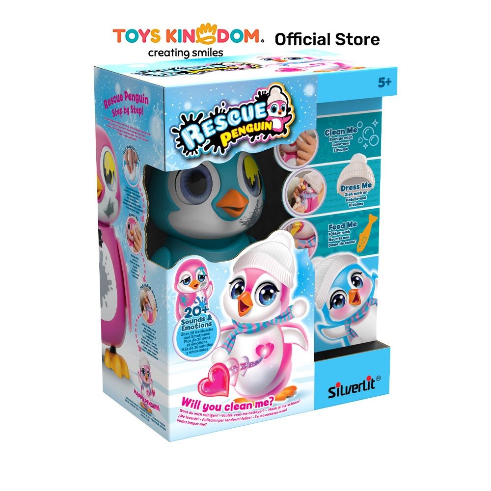 Jual Toys Kingdom Silverlit Rescue Penguin - Biru Kids Toy Robot ...