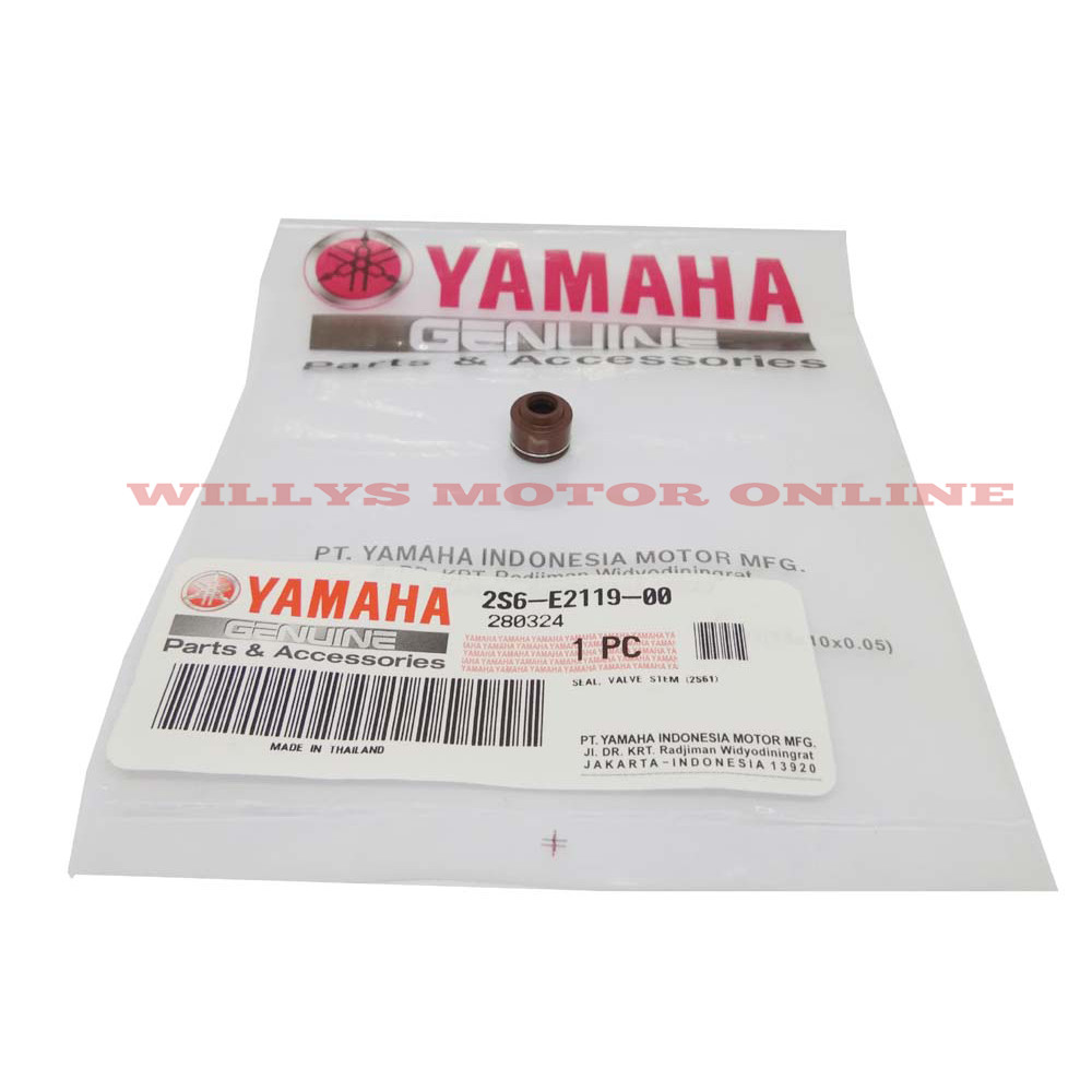 Jual SEAL SIL KLEP JUPITER MX VIXION ORIGINAL YAMAHA GENUINE PARTS 2S6-E2119-00 HARGA 1PCS ...