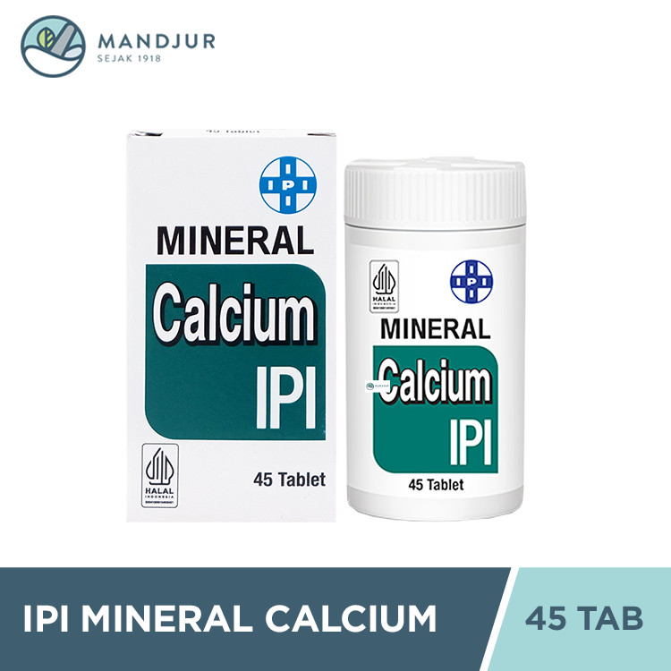 Jual IPI Mineral Calcium 45 Tablet - Suplementasi Kalsium | Shopee ... Jual IPI Mineral Calcium 45 Tablet - Suplementasi Kalsium | Shopee ...